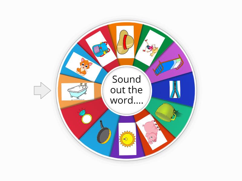 cvc words - Spin the wheel