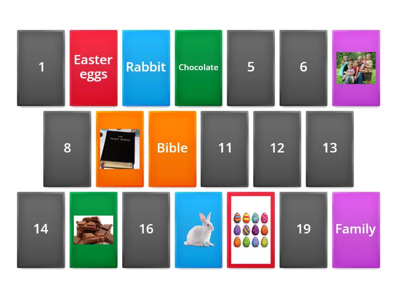 Memory Game - Easter - Matching pairs