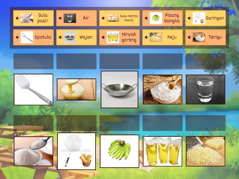 Keterampilan Tata Boga Alat dan Bahan Membuat Pisang Goreng Keju Level ...