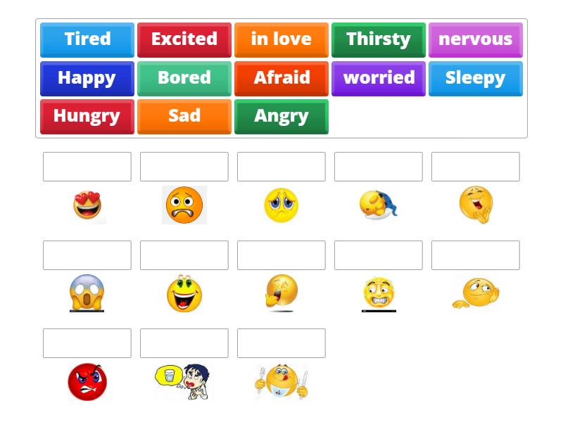 Feelings and Emotions - Match up