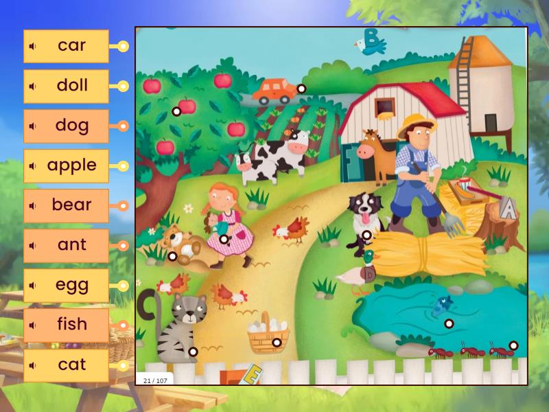 A-F review - Labelled diagram