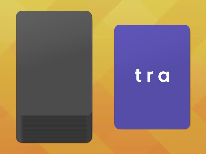 decifrazione sillabe cvc ccv - Random cards