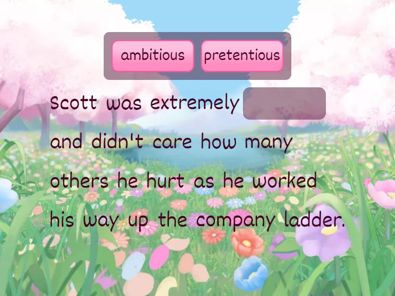 Selecting -tious/-cious words in Sentences - Complete the sentence