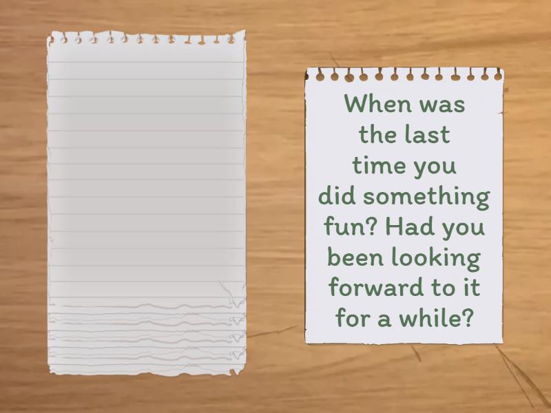 RM B2+ 1B grammar narrative tenses - Speaking cards