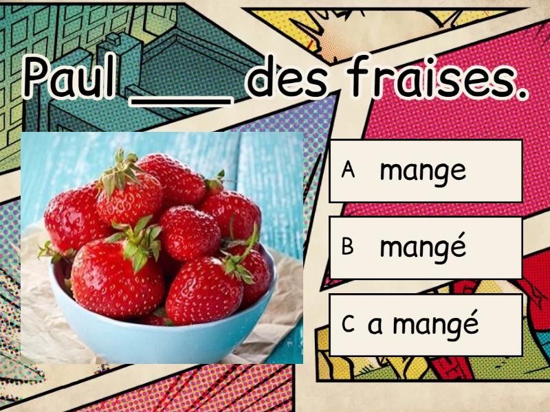 Le passé composé - Quiz