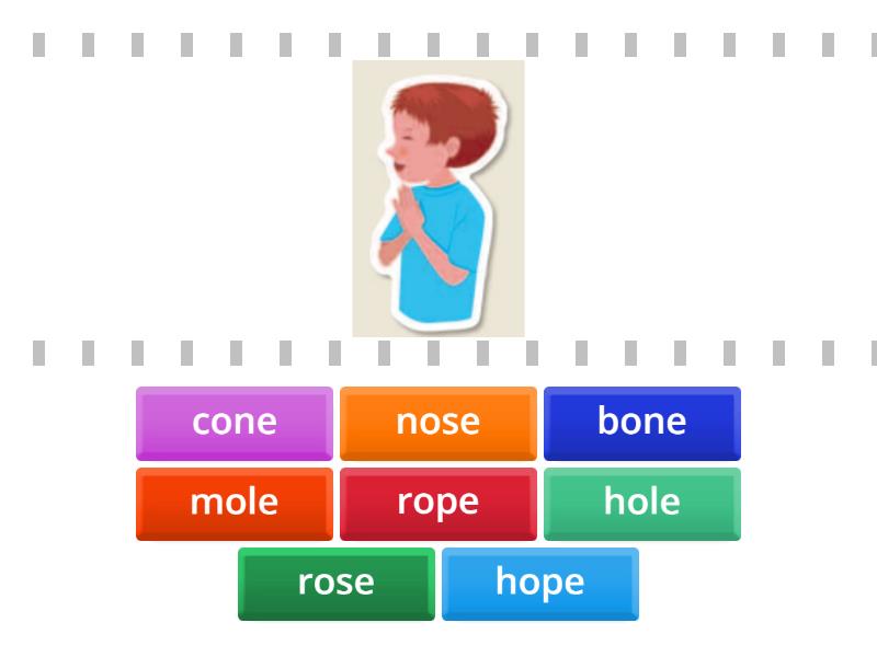 Phonics Show 3 U3 o-e - Find the match