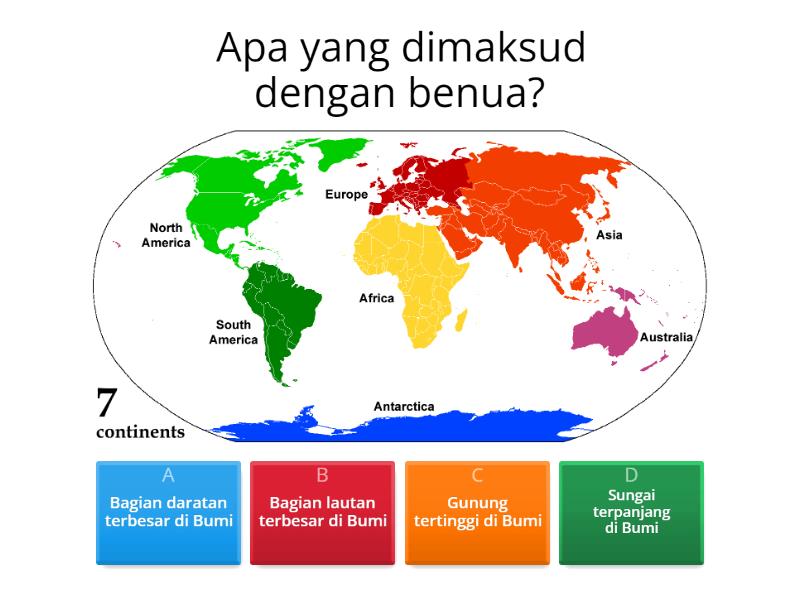 BENUA DI DUNIA - Quiz