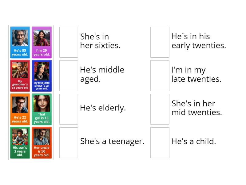 Life stages - Match up