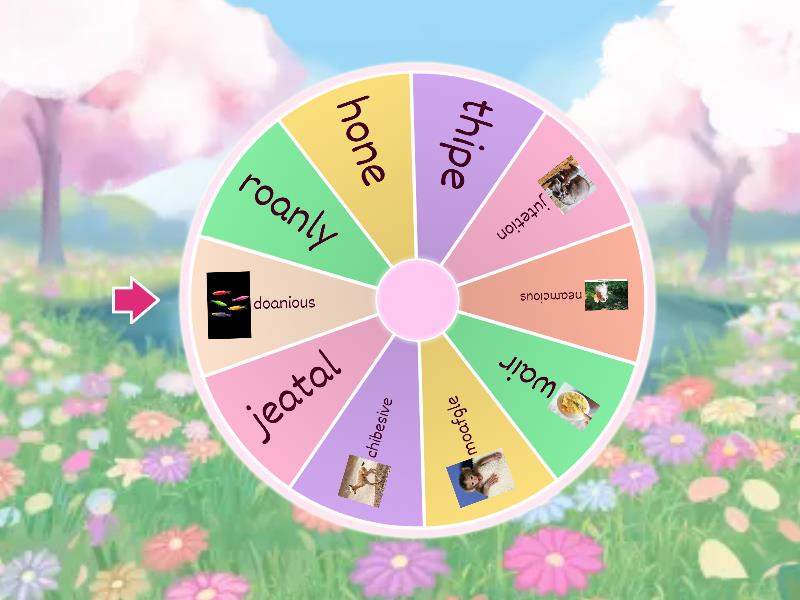 Two syll nons w/rules and grid - Spin the wheel