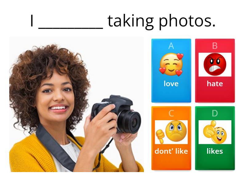 Likes and dislikes - Quiz