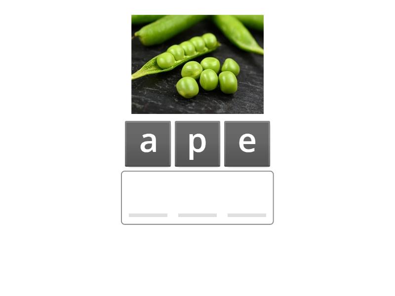 Phonics -ea - Anagram