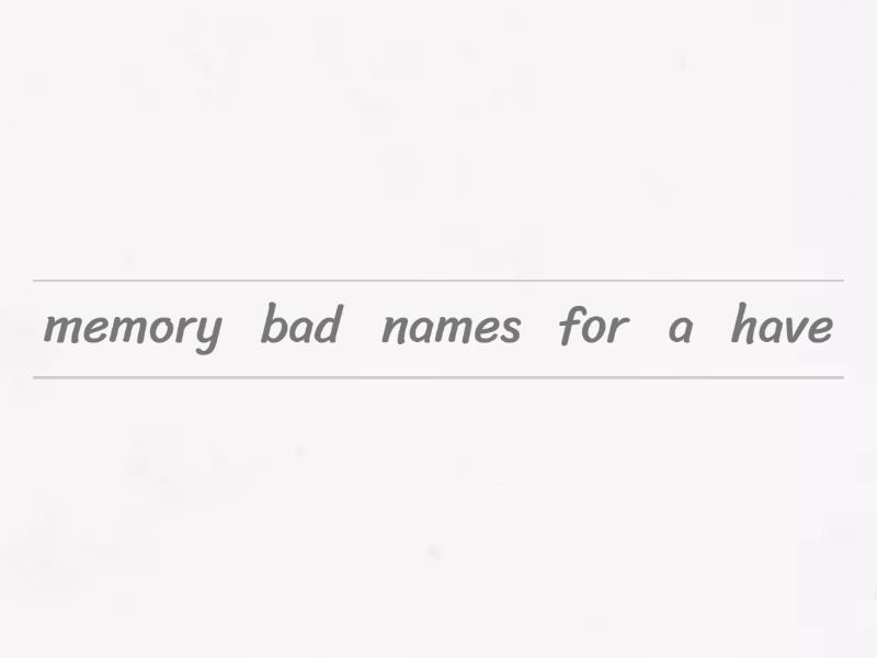 Roadmap B2+ 3A memory - Unjumble