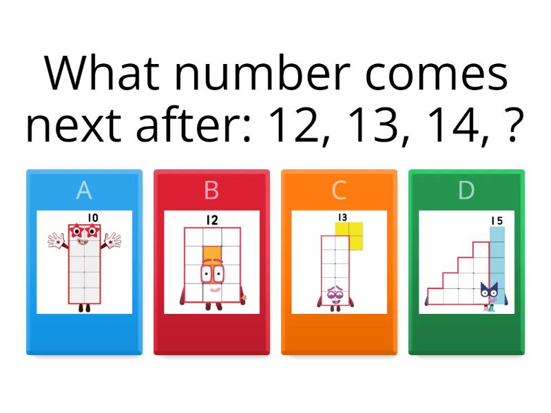 What number comes next? (0-30) - Quiz