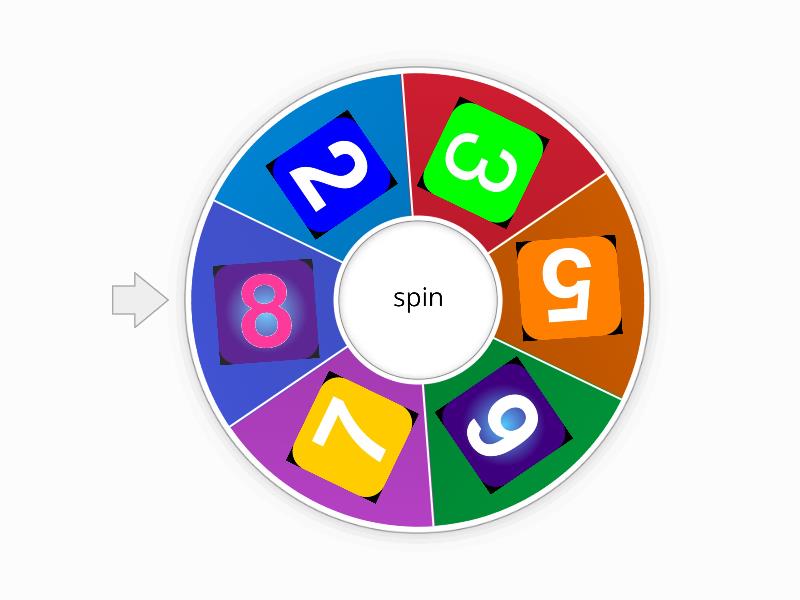 KINDERGARTEN MATH - Spin the wheel