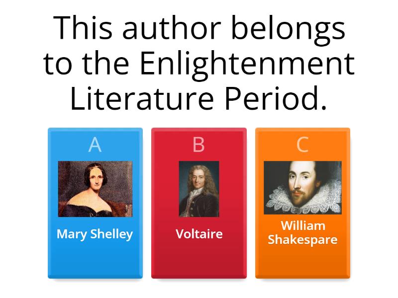 Enlightenment Literature Period - Quiz