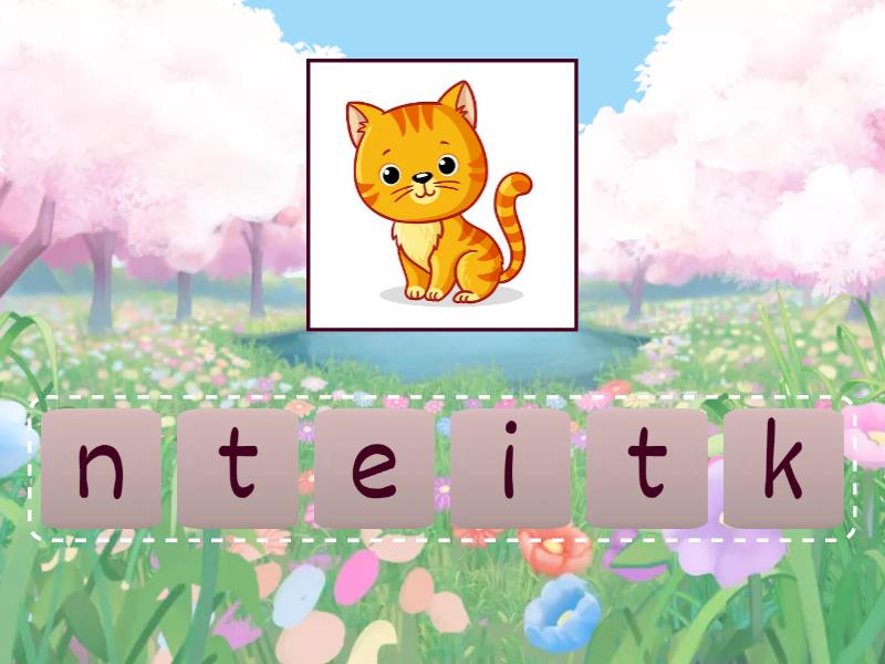 Animals, YLE Movers - Anagram