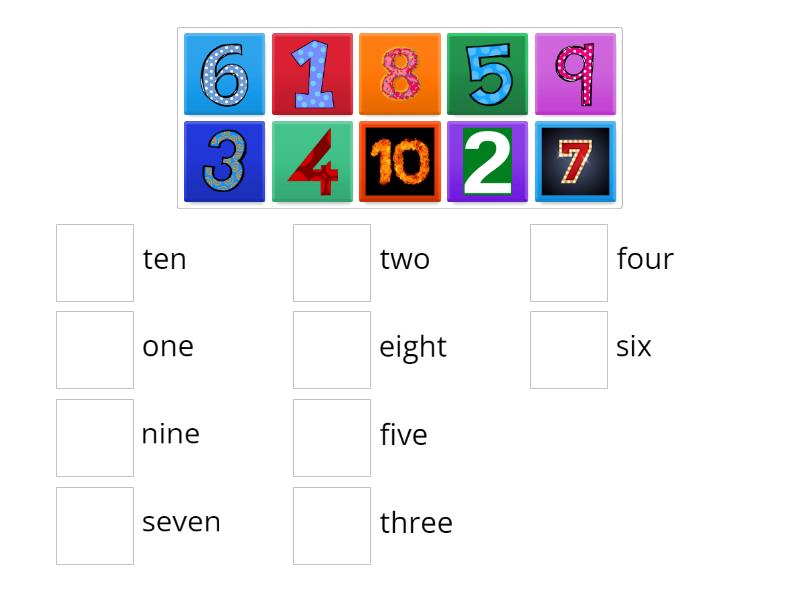ECA P2 Numbers - Match up