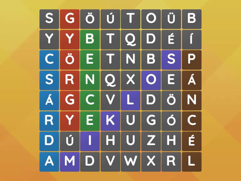 Magyar - Wordsearch
