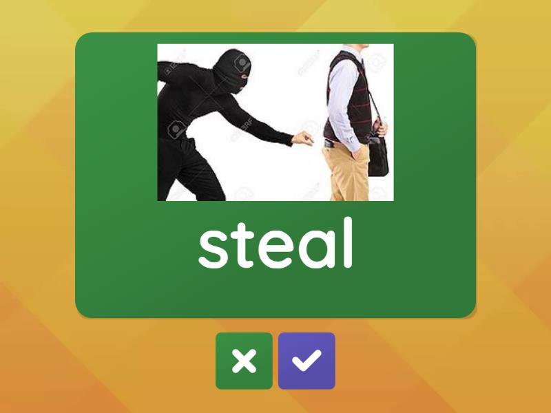 be- steal - Flash cards