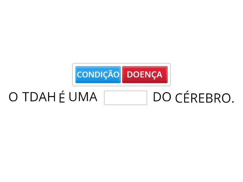 Psicoeducação TDAH - Complete a frase