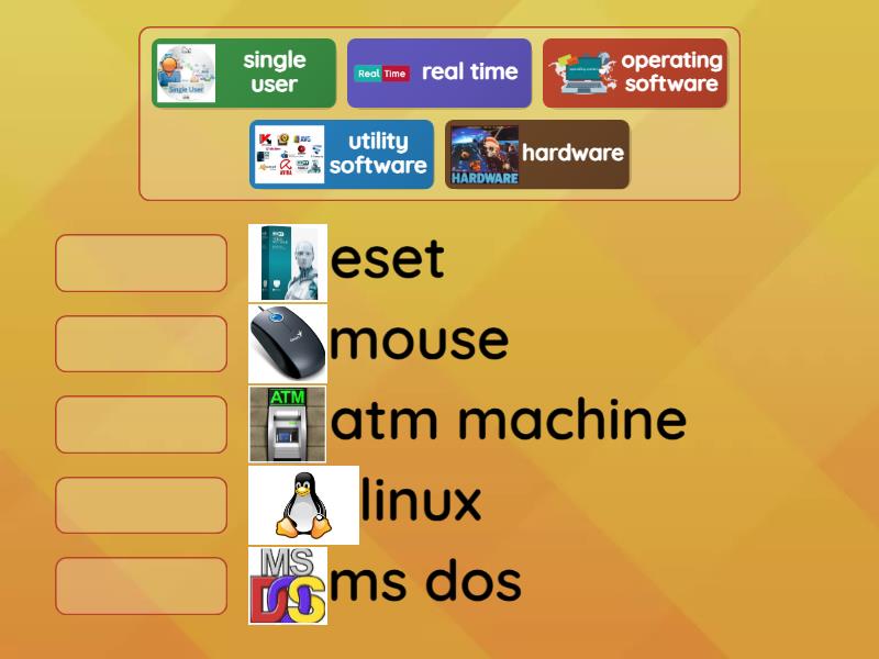 operating system - Match up