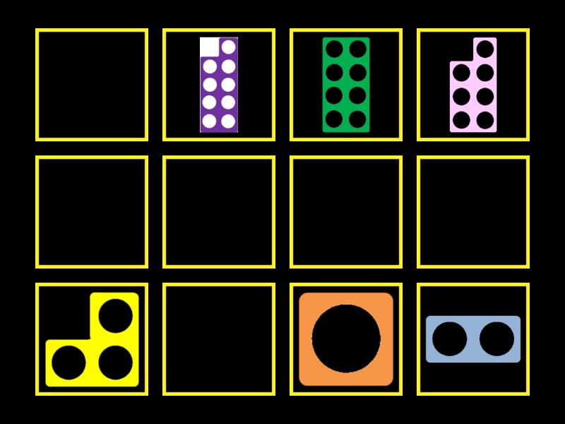 Number Bonds to 10 Numicon - Matching pairs