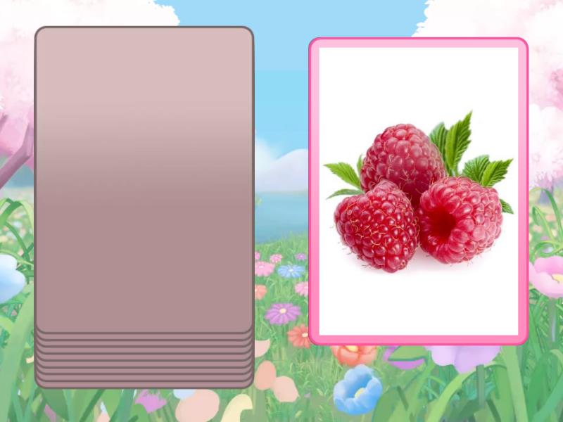 Учимо воће - Speaking cards