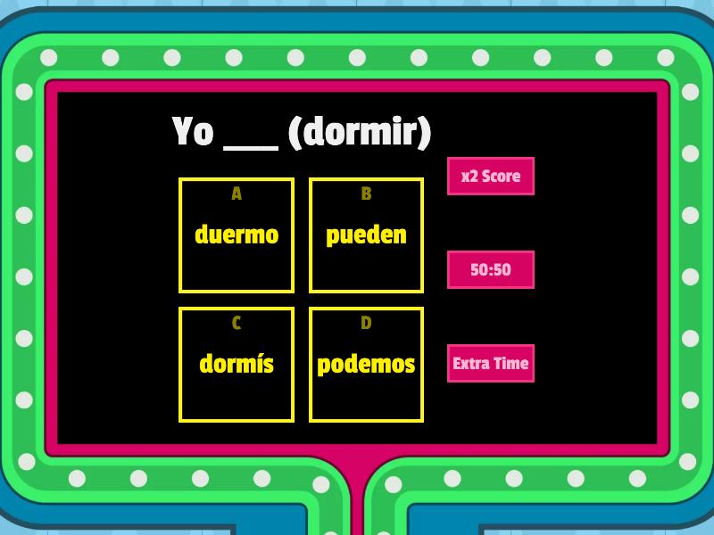 Poder y Dormir - Gameshow quiz