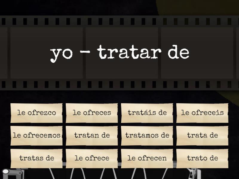 Encuentra la combinación ~ verbos "tratar de" "ofrecerle (ofrecer algo ...