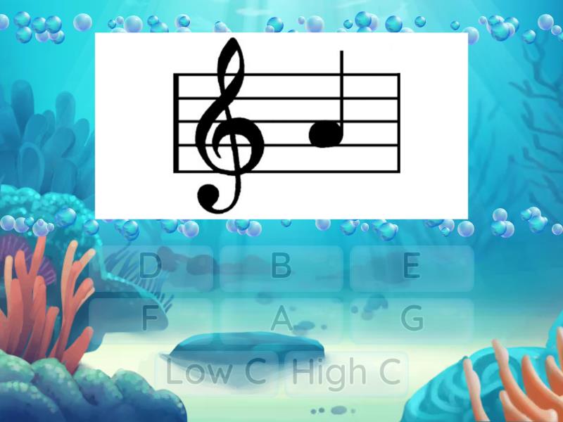 Treble Clef: Match the Notes - Find the match