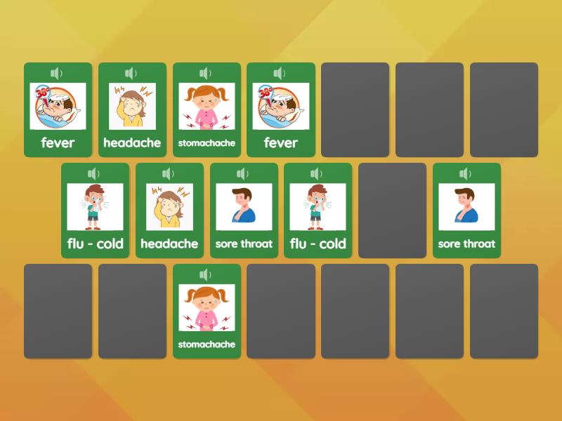 Sickness - Memory Game - Matching pairs