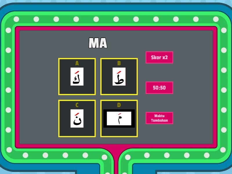 GAME HURUF HIJAIYAH MUFIQ RK2 - Gameshow quiz