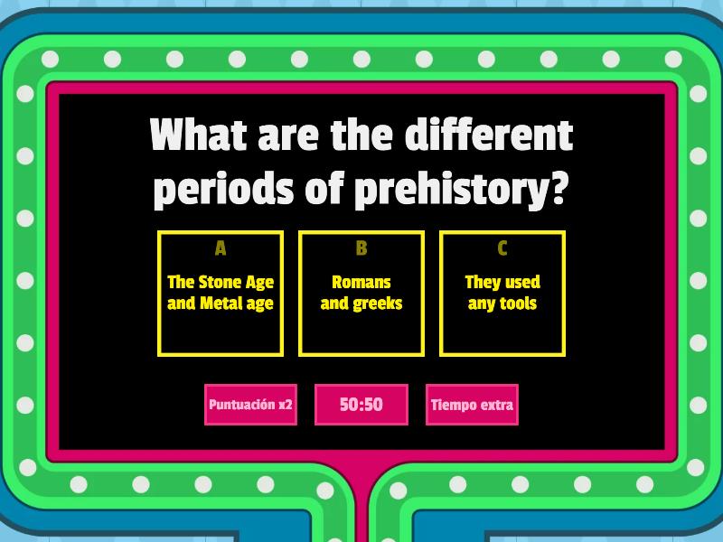 HISTORY - Gameshow quiz