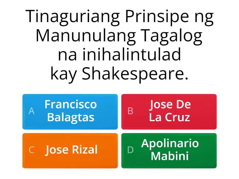 Talambuhay ni Balagtas at Kaligirang Pangkasaysayan ng Florante at ...