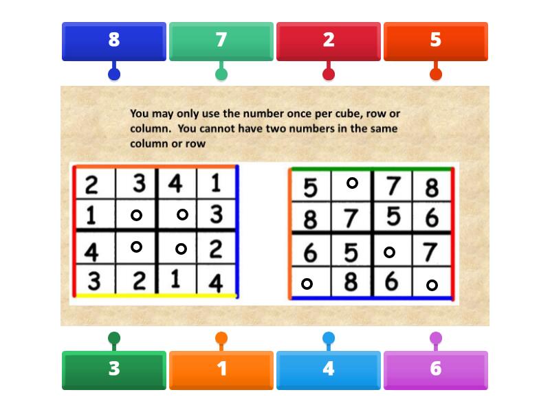 SUDOKU- A - Labelled diagram