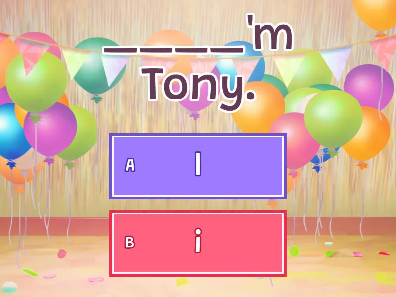 capital letters - Quiz