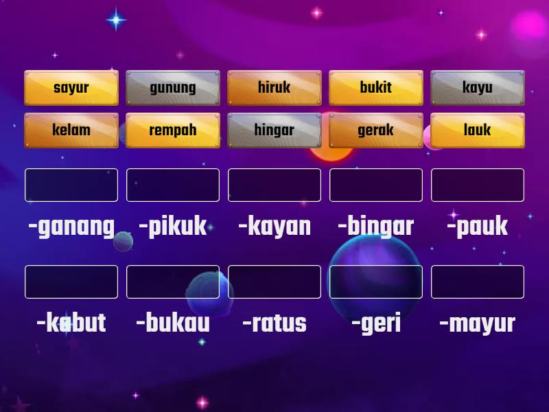 KUIZ: Kata Ganda Berentak - Match up