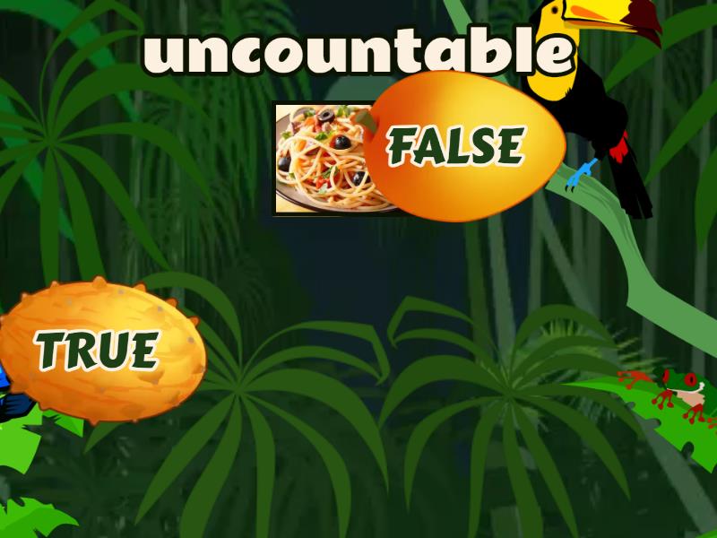 Countable or Uncountable? - Flying fruit