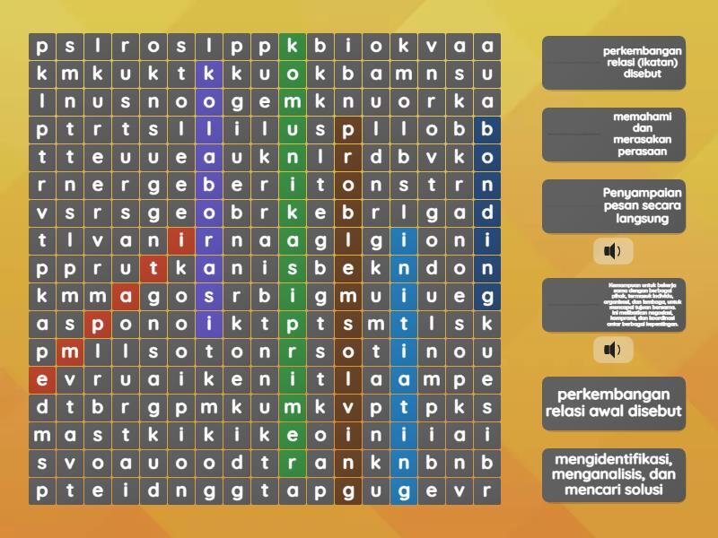 KOMUNIKASI EFEKTIF PADA KLIEN DALAM PEKERJAAN SOSIAL - Wordsearch