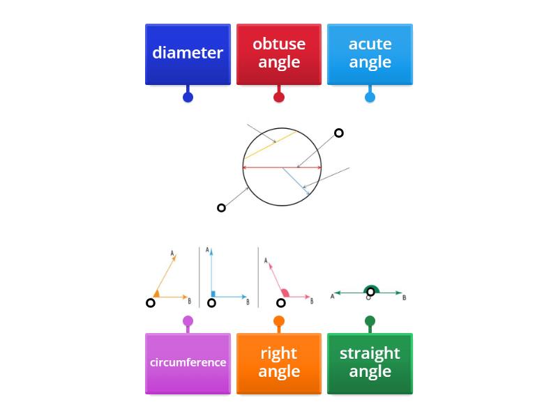 Circles and Angles - Labelled diagram