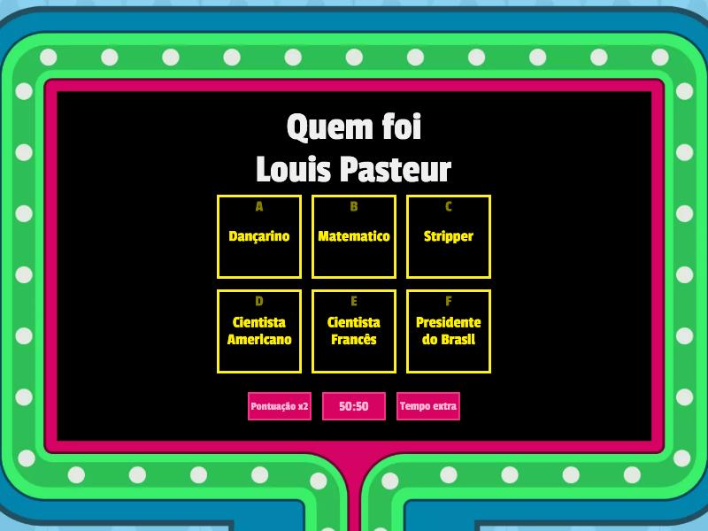 Louis Pasteur - Gameshow quiz