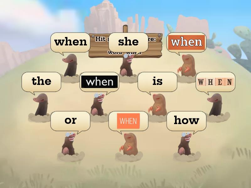 Find the sight word "when" - Aplastatopos