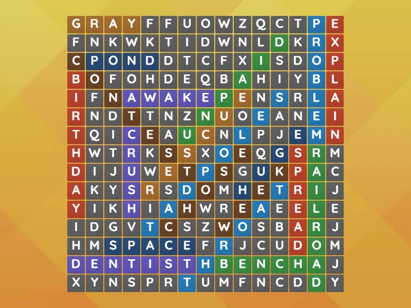 Phonics Unit 1 - Wordsearch