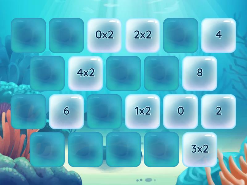 x2 Tables - Matching pairs