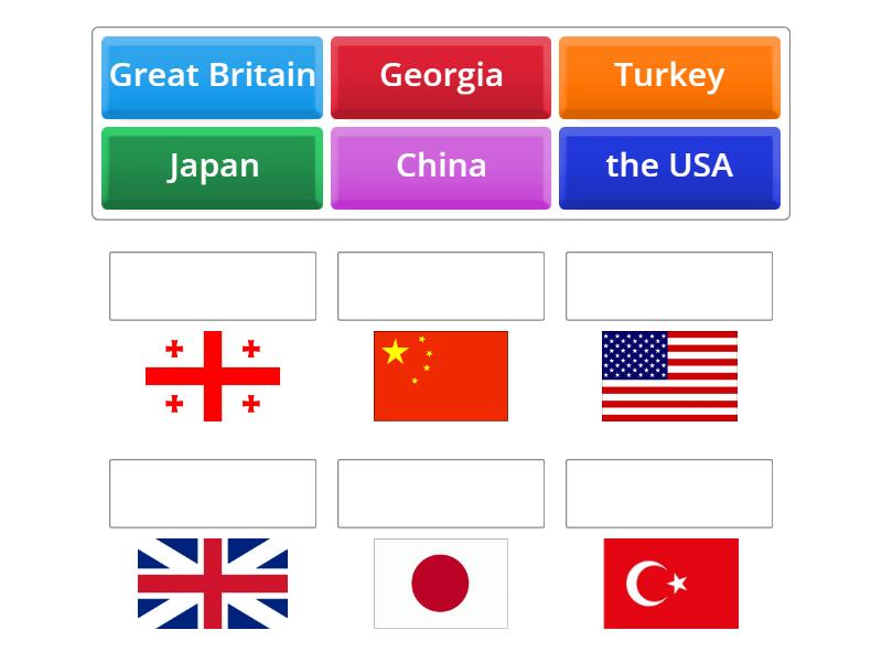 Countries and flags - Match up