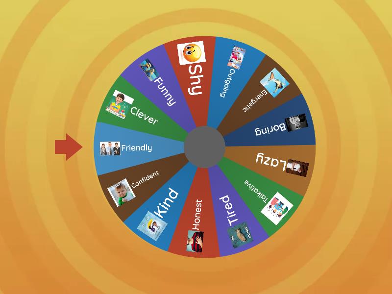 Personality traits / Are you? - Spin the wheel