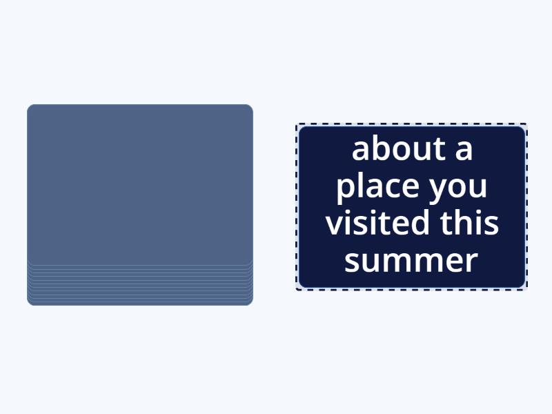 Speaking"ice breaker" - Speaking cards