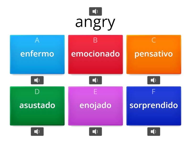 Estar + Emotions - Quiz