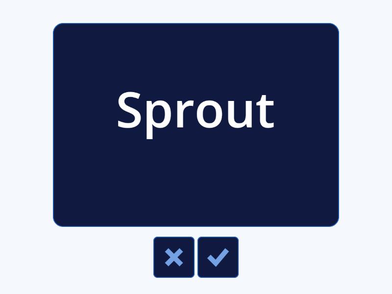 Gardening - Flash cards