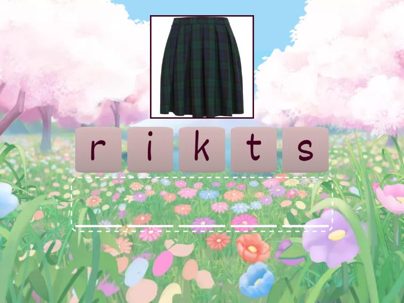 1 Clothes - Anagrama